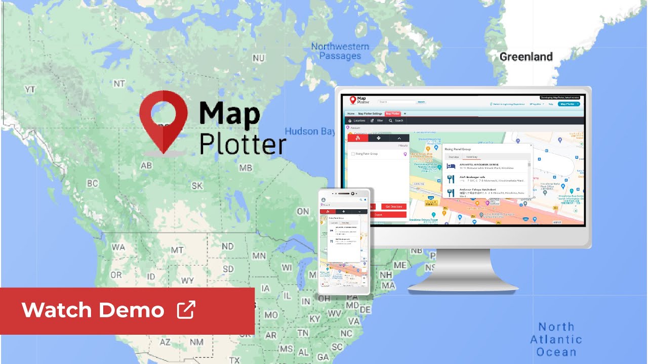Map Plotter Demo Plot Your Data Map Your Business Youtube