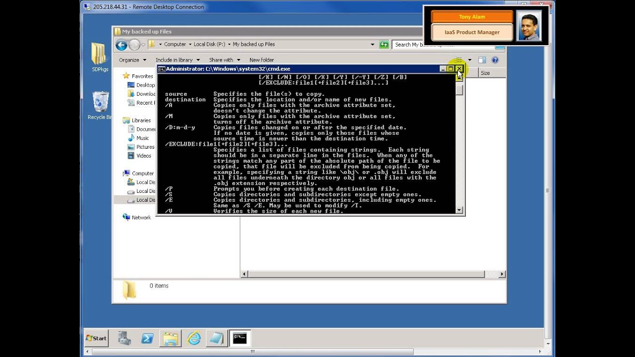 Savvisdirect Cloudservers How To Create A Windows Server Backup Using