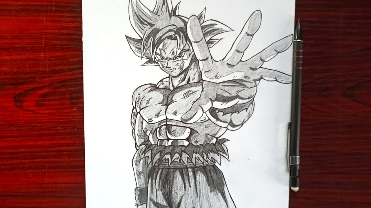 How To Draw Ultra Instinct Goku Step By Step Tutorial At Susan Curnutt Blog
