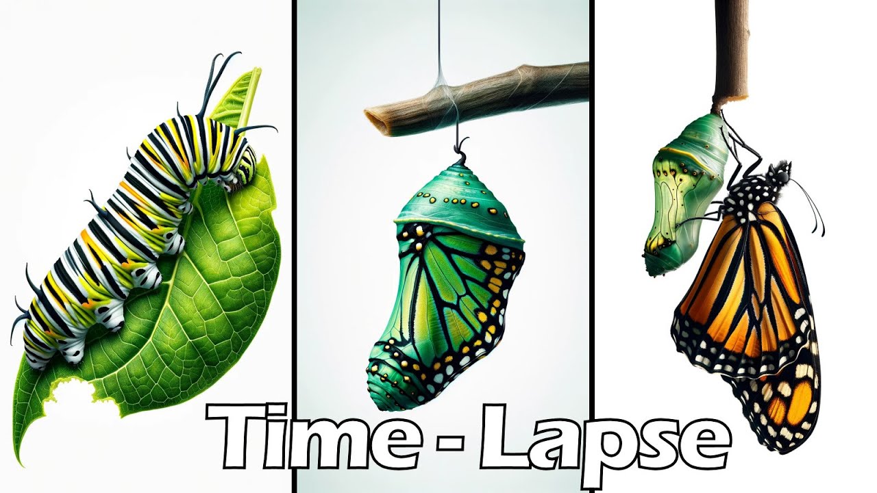 Monarch Butterfly Life Cycle Time Lapse Greentimelapse Gtl