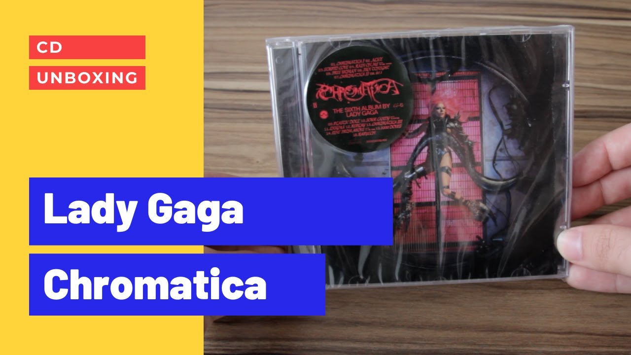 Unboxing Cd Lady Gaga Chromatica Youtube