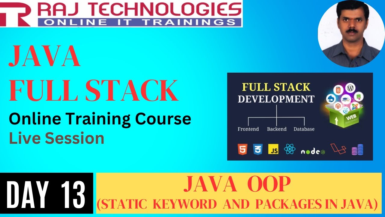 Day 13 Java Full Stack Online Training Course Live 30th April 2024