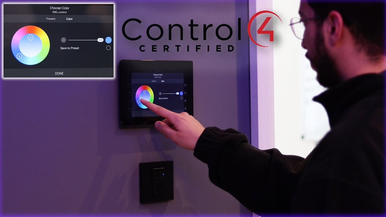 How To Use The Rgb Lighting Control On The New Control4 Os 3 3 System