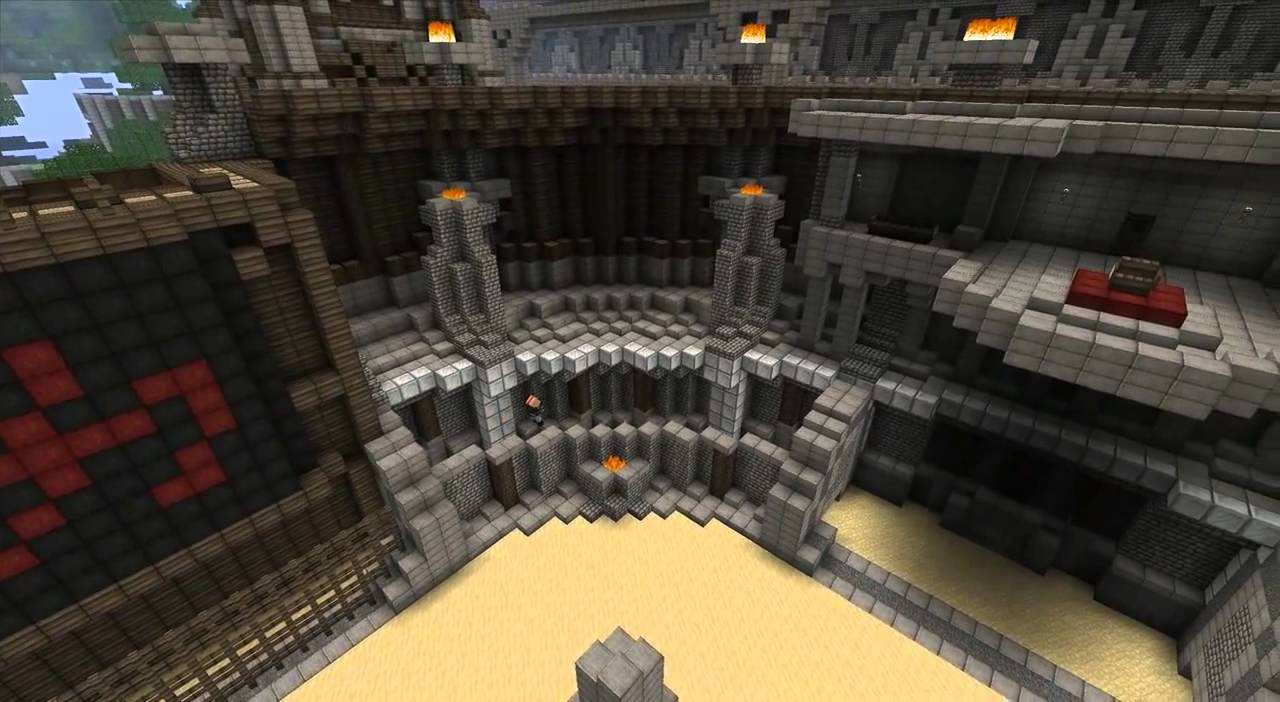 Minecraft Build Imperial City Arena Oblivion Youtube