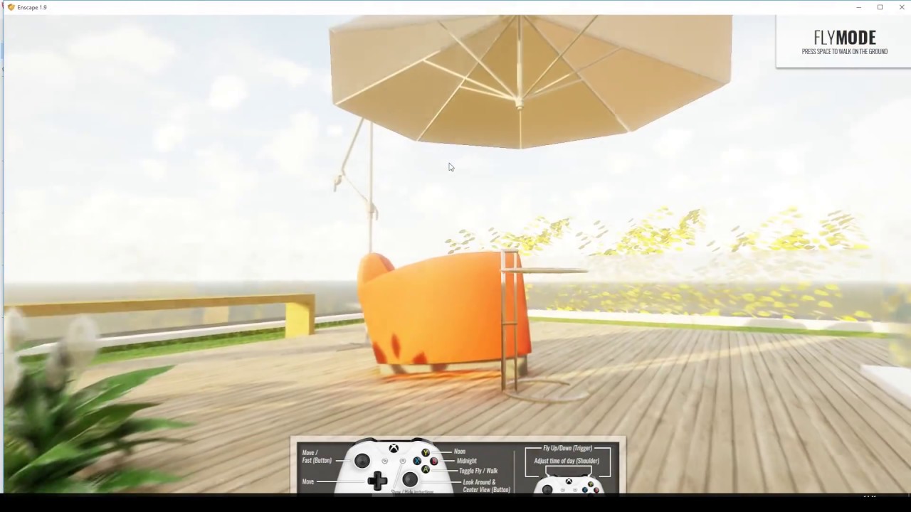 Sketchup 2017 Enscape 3d Rendering Test Youtube
