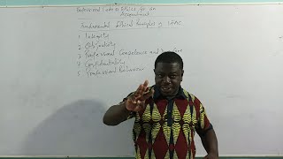 Codes Of Ethics For Professional Accountants 1 Manifested Publishers