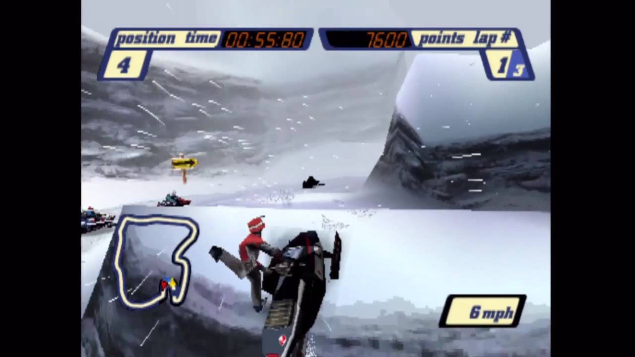 Sled Storm Ps1 Gameplay Youtube