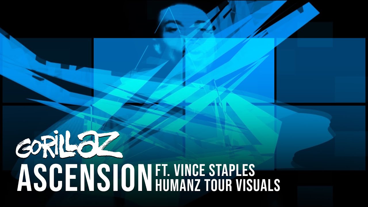 Gorillaz Ascension Ft Vince Staples Humanz Tour Visuals Youtube
