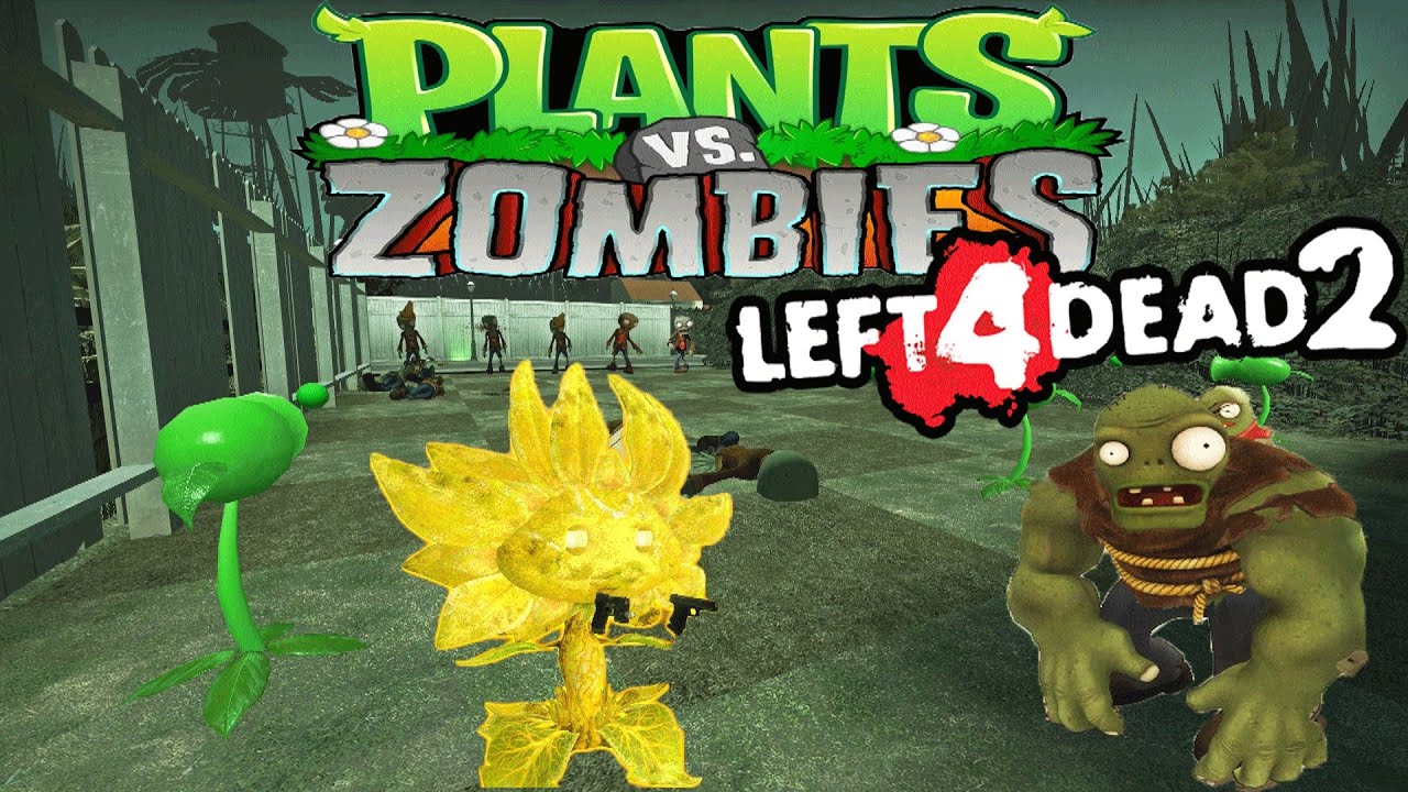Left 4 Dead 2 L Plants Vs Zombie Mod Loquendo Youtube