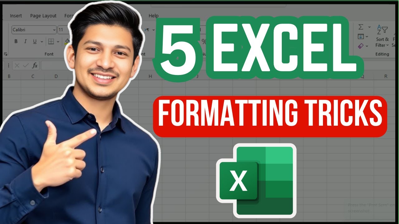 5 Excel Formatting Tricks That Improve Spreadsheets Now Youtube