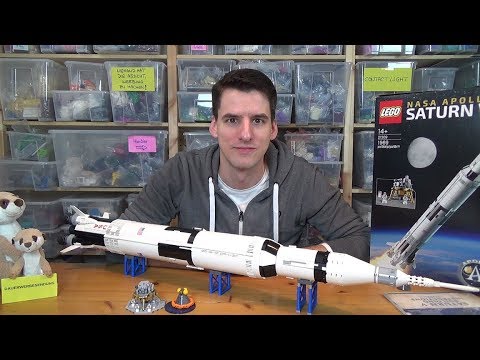 Lego Nasa Apollo Saturn V Review Space 56 Off
