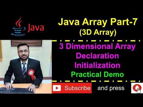 Java Array Part 7 3 Dimensional Array Declaration Initialization