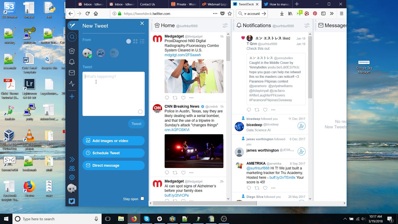 Using Tweetdeck To Manage Multiple Twitter Accounts Youtube