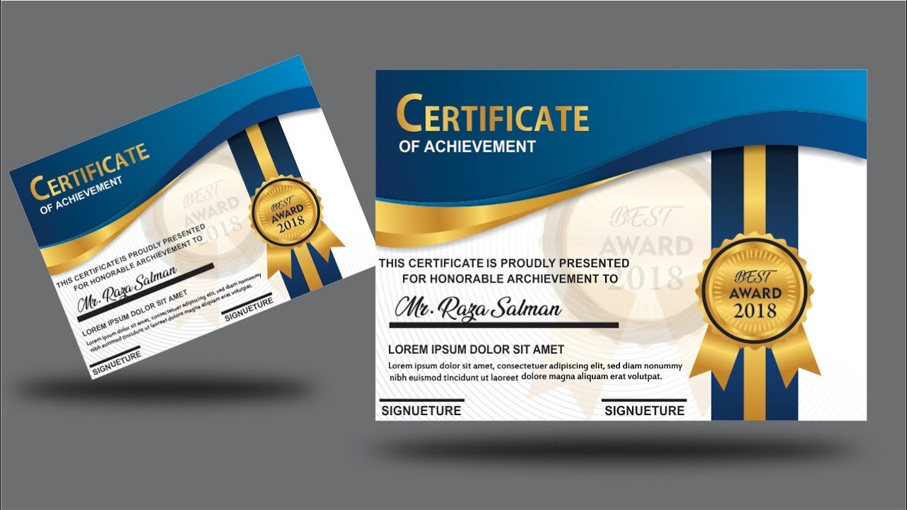 Coreldraw Tutorial How To Design Certificate In Coreldraw X7 Full