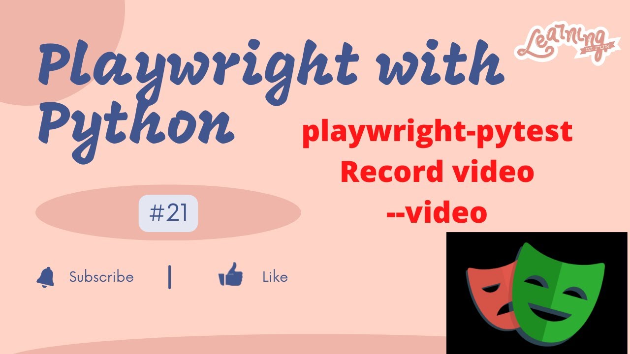 21 Playwright With Python Pytest With Playwright Part11 Video