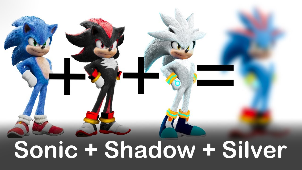 Sonic Shadow Silver Fusion Epic Hedgehog Body Merge Youtube