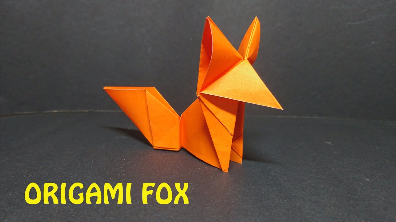 Paper Origami Fox Instructions