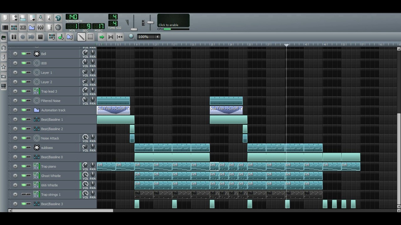 Hip Hop Trap Tutorial Lmms Youtube