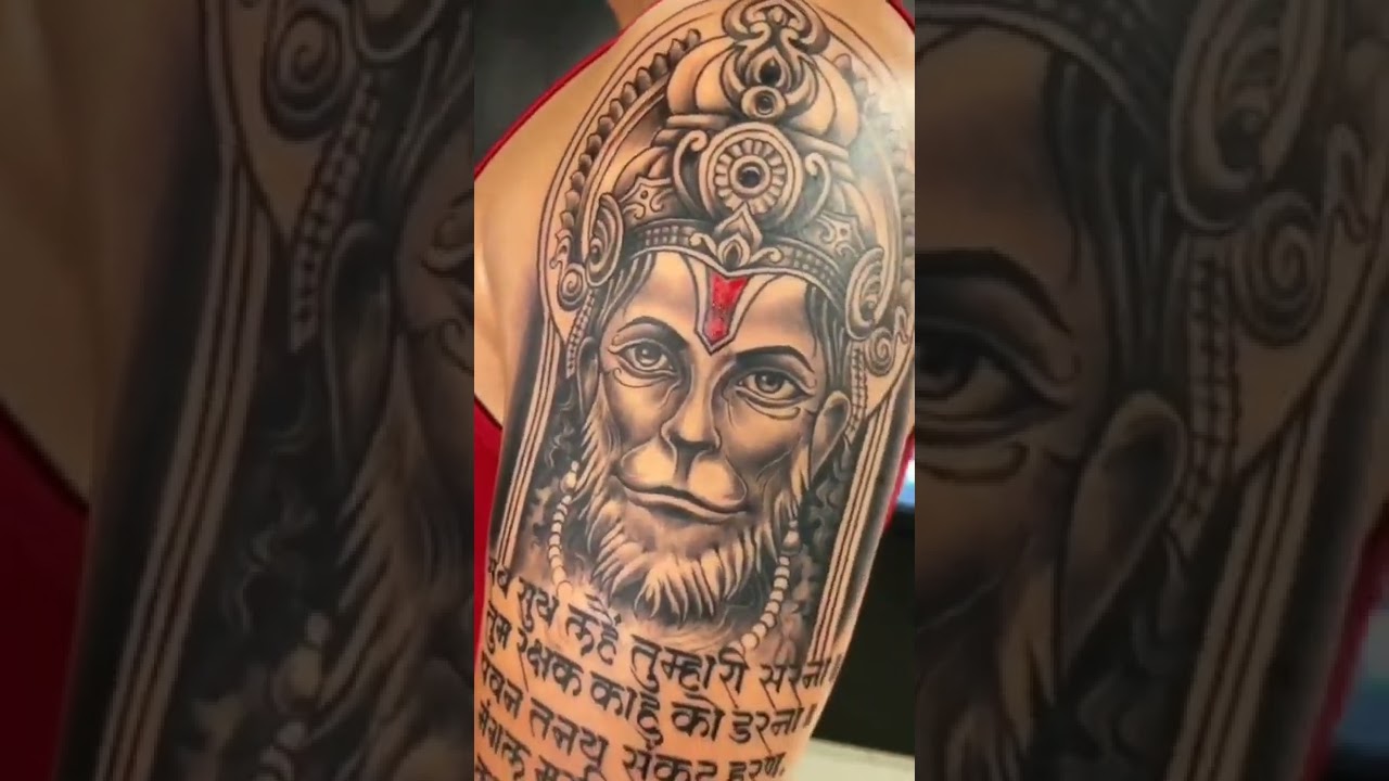 Hanuman Chalisa Tattoo Bronctattooaus