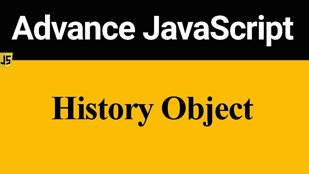 History Object In Javascript Hindi Youtube