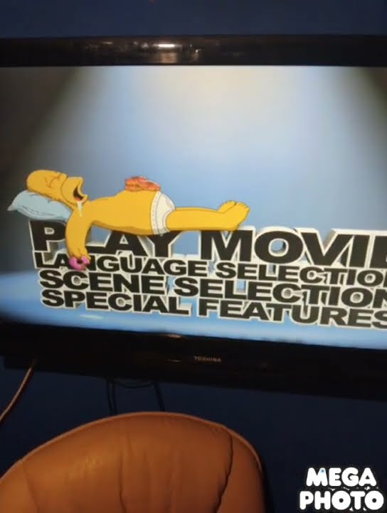 The Simpsons Movie Dvd Menu Uk Youtube
