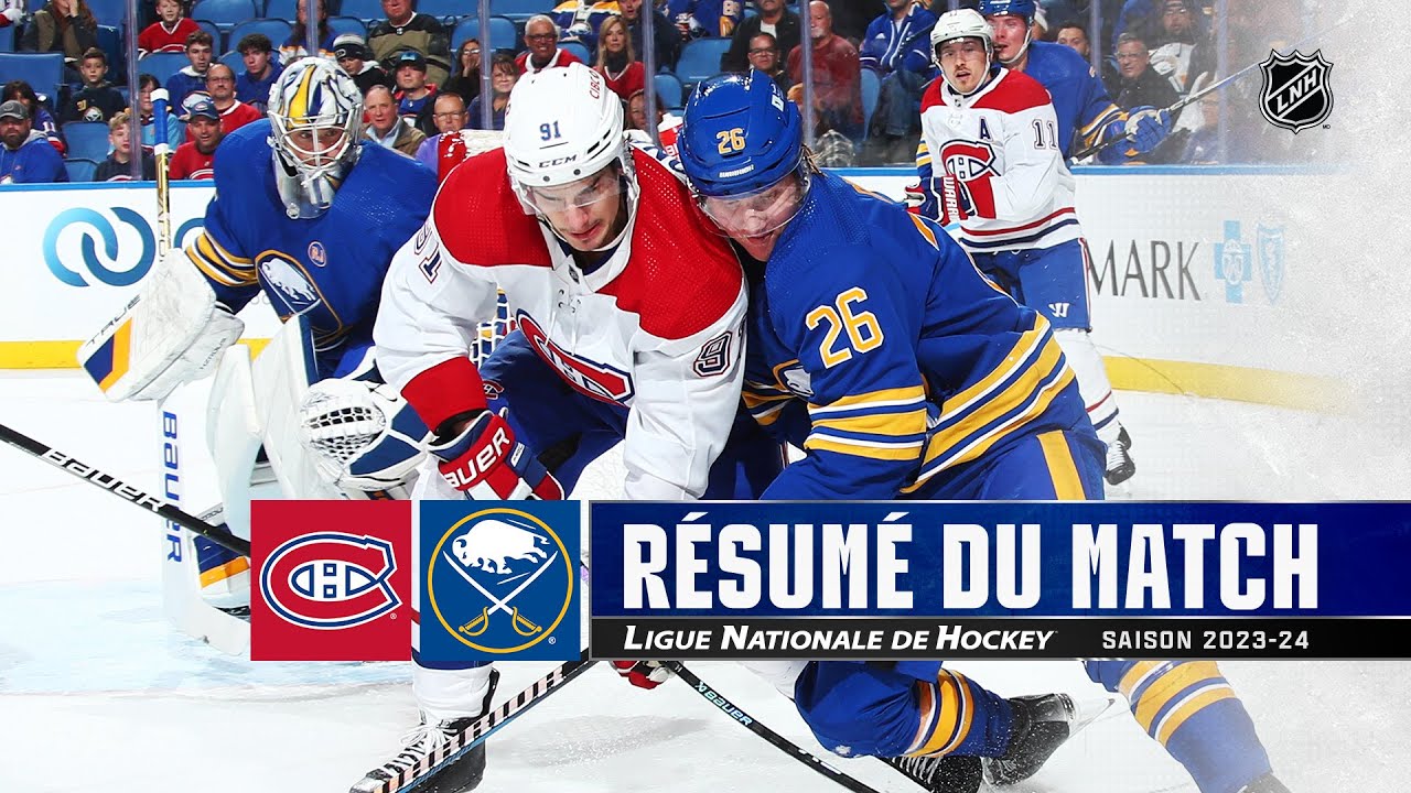 Canadiens Vs Sabres 23 10 Faits Saillants Youtube