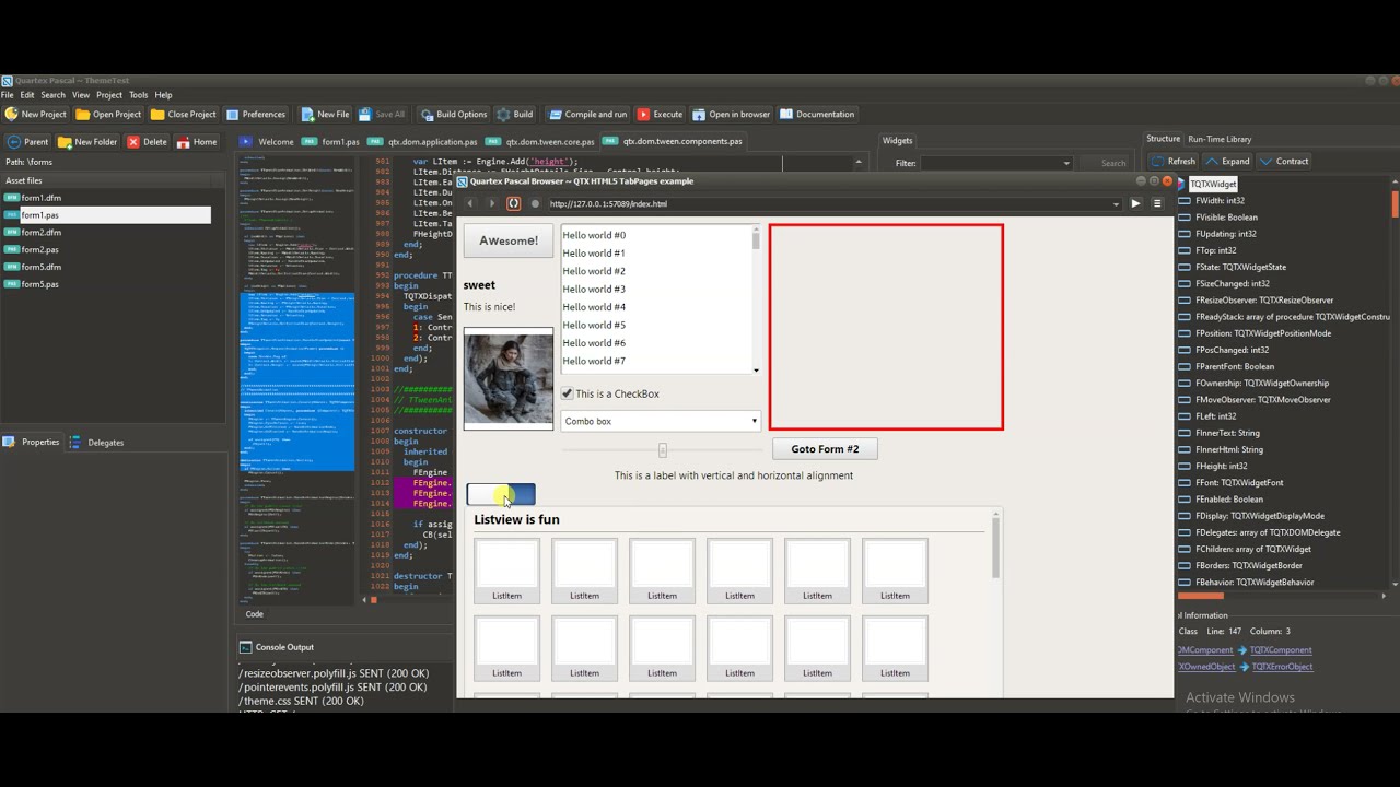 Quartex Pascal Sliding Forms Boxed Application Model Youtube
