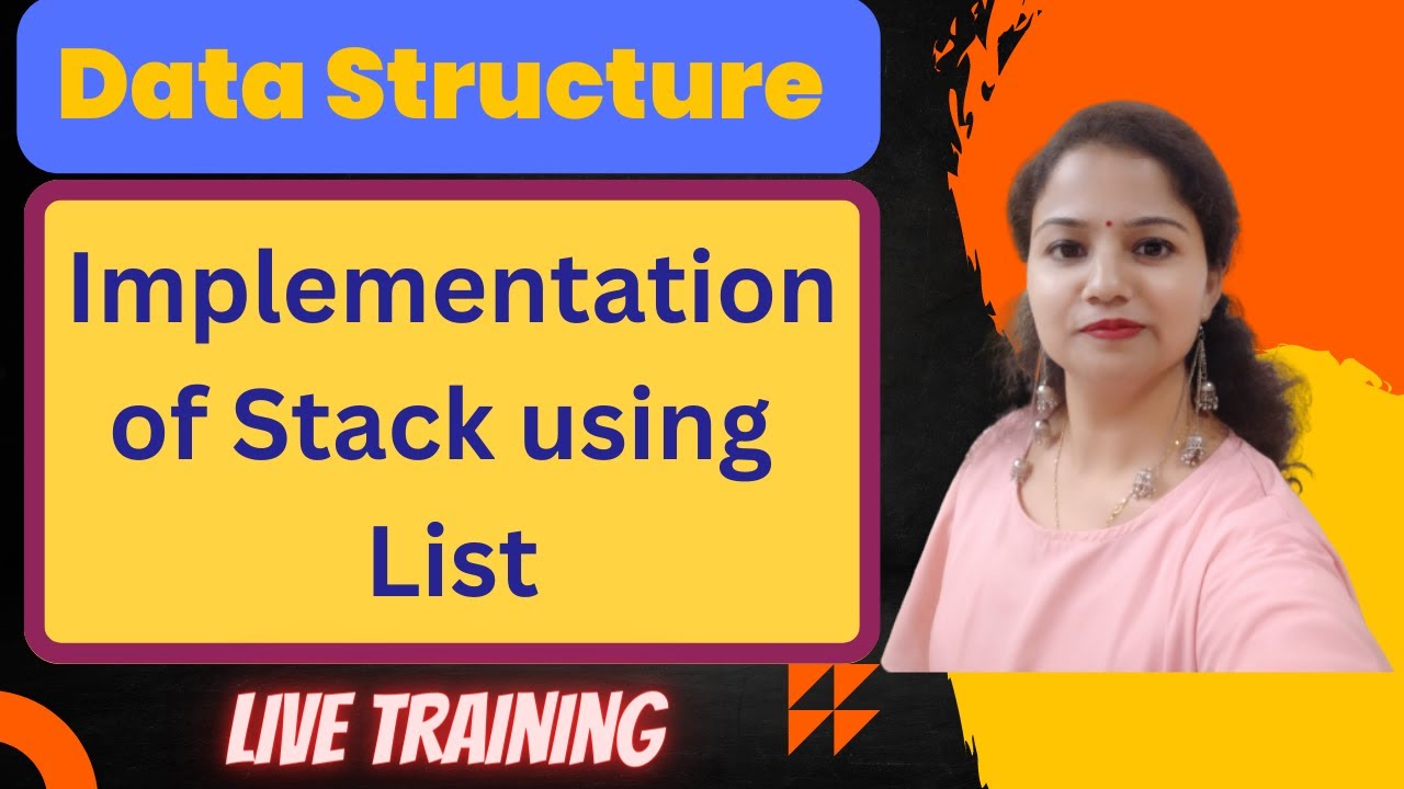 Implementation Of Stack Using List In Python Stack Operations Using