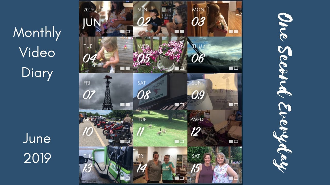 1 Second Everyday June 2019 Youtube