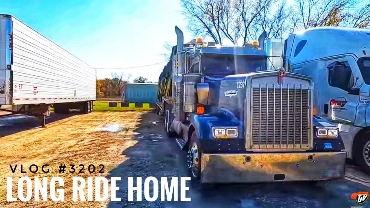 Long Ride Home My Trucking Life Vlog 3202 Youtube