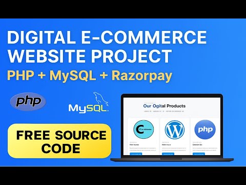 Free Digital E Commerce Website With Payment Integration Php Mysql