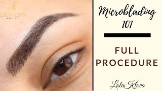 Full Microblading Procedure Tutorial Step By Step Doovi