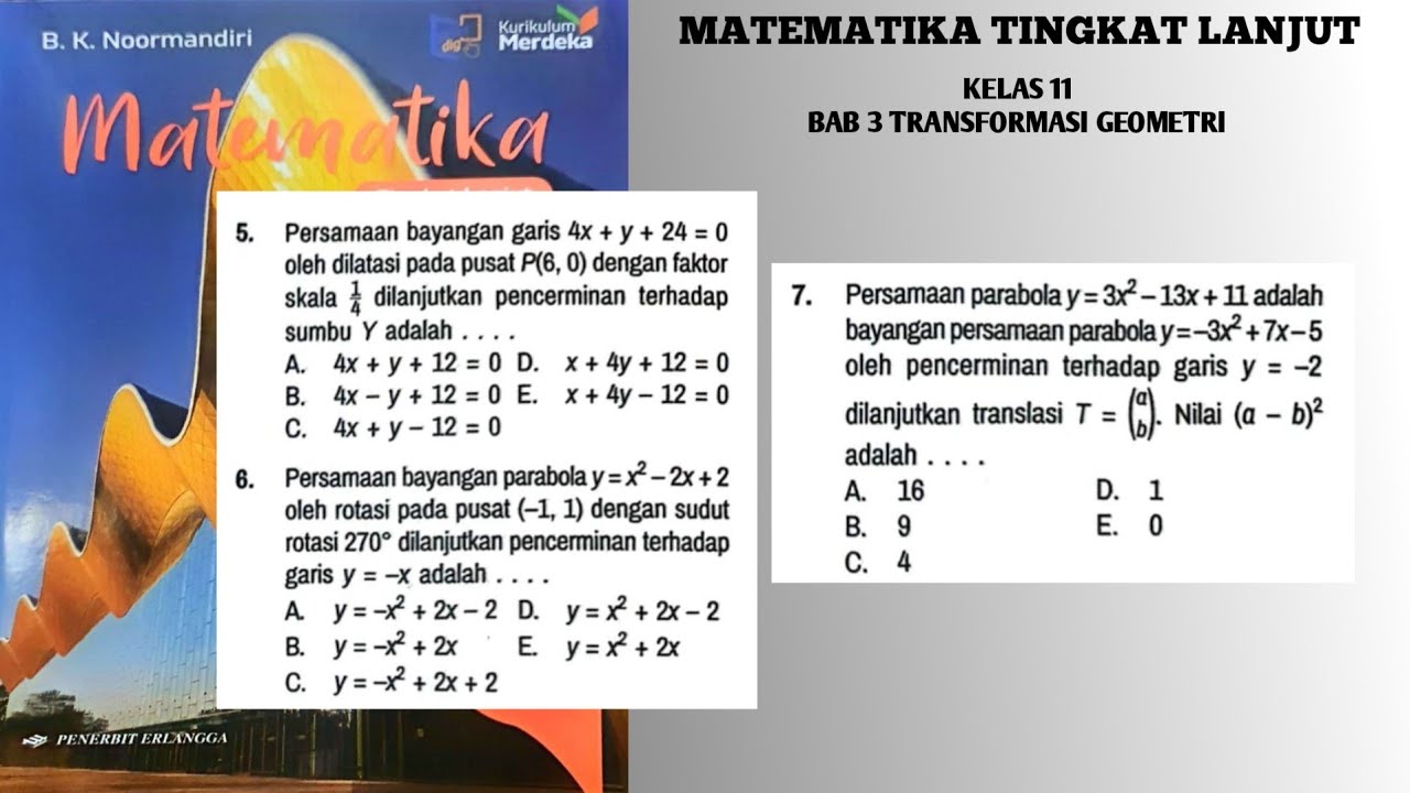 Uji Pemahaman Hal 173 175 Part 2 Matematika Tingkat Lanjut Kelas 11