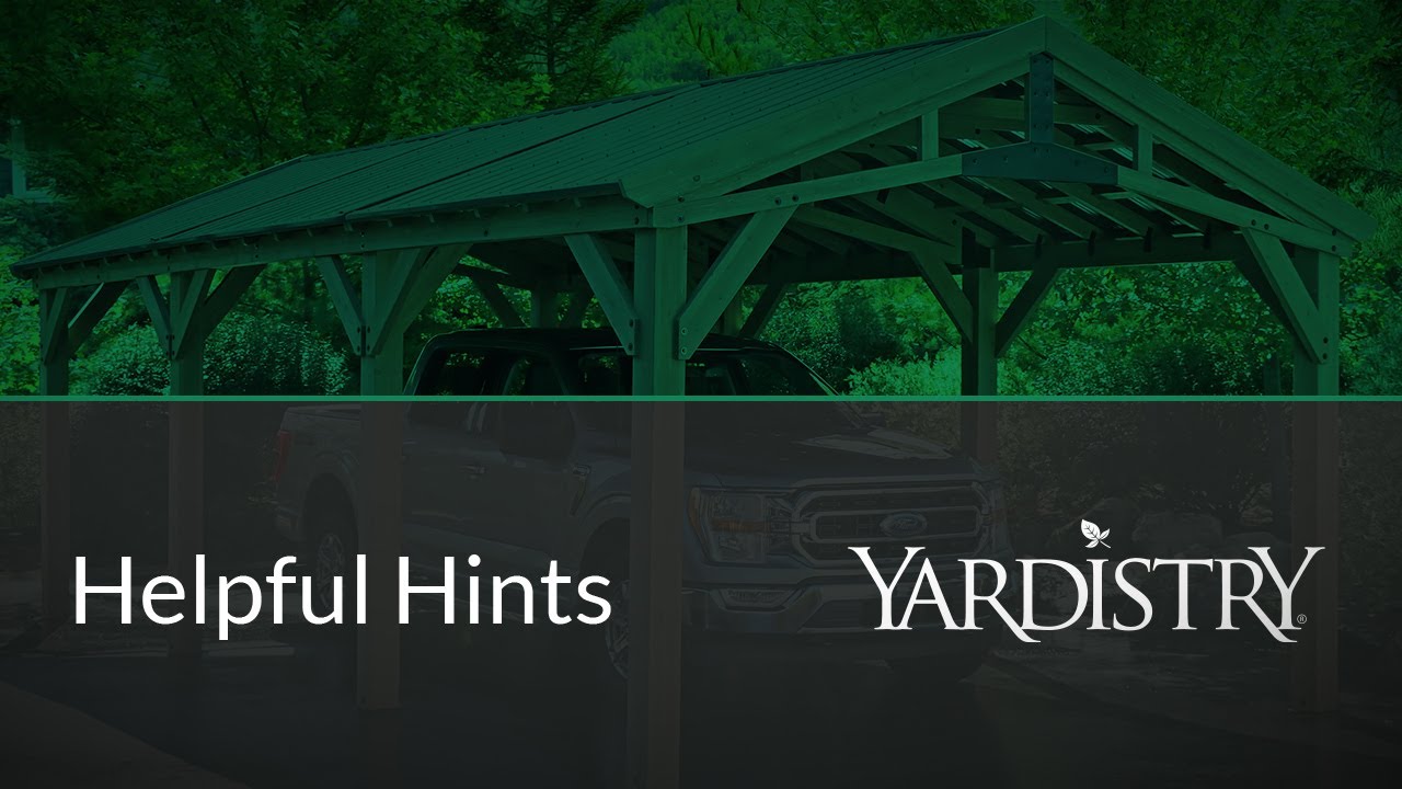 Multi Purpose Shade Structure Helpful Hints Youtube