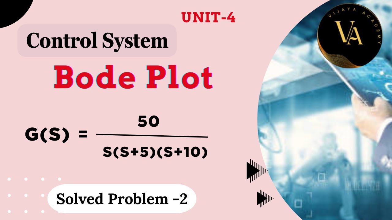 Solved Problem 2 Bode Plot Control System Vijaya Academy Youtube