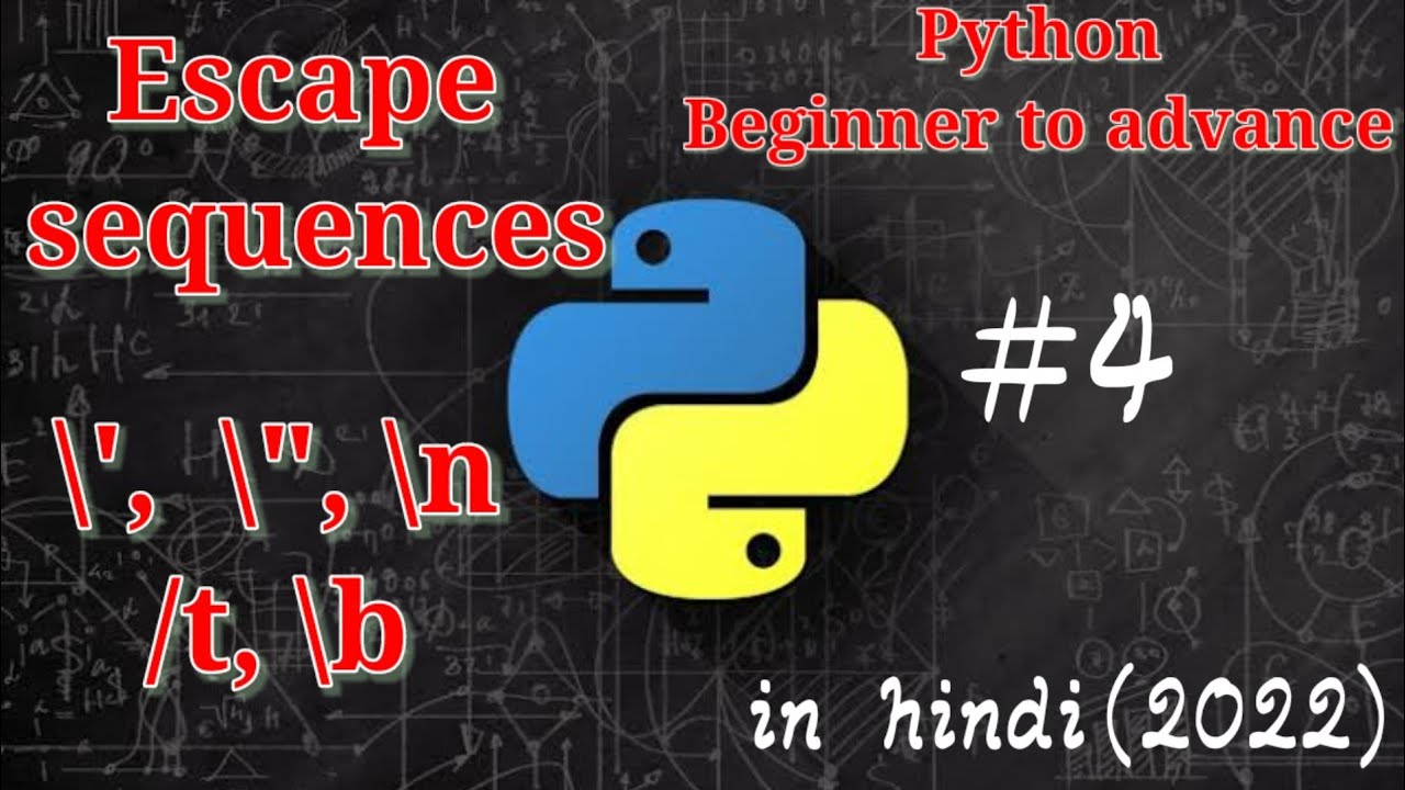 Escape Sequence In Python Definition Design Talk