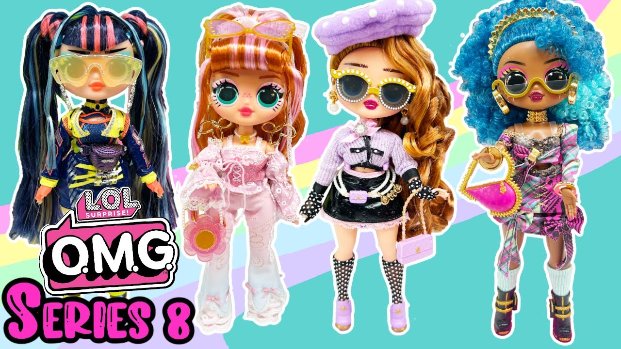 New Omg Dolls Series 8 Unboxing Full Series Youtube