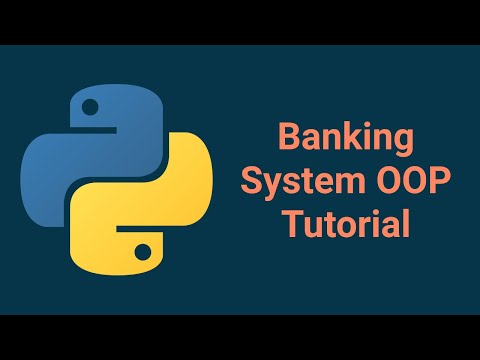 How To Create A Banking System Python Oop Tutorial Youtube