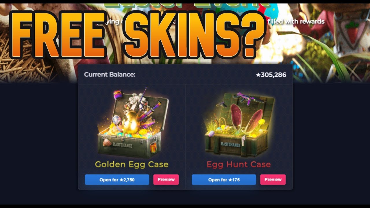 Rustchance Easter Event Opening 350 000 тше Crates Youtube