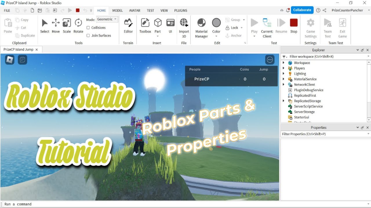 Roblox Properties Roblox Studio Youtube