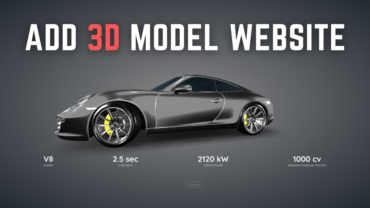Add 3d Animation To Website Three Js Tutorial Youtube