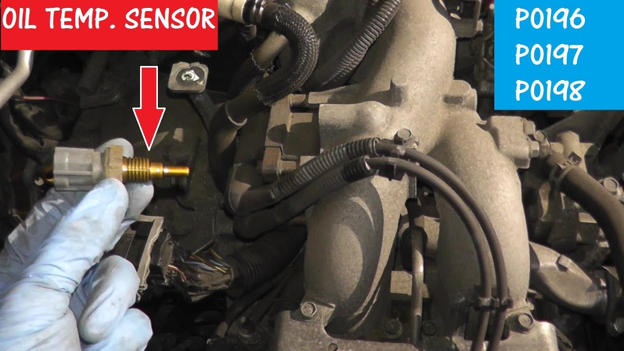 Oil Temperature Sensor P0196 P0197 P0198 How To Test And Replace