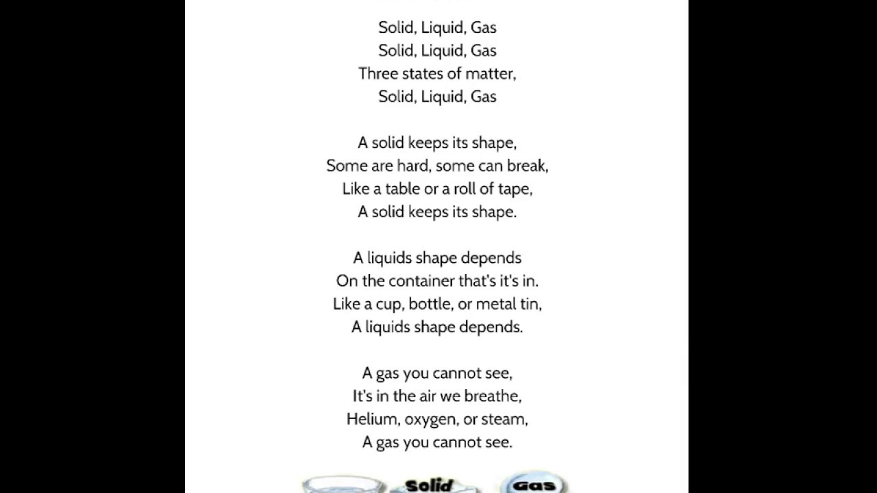 Solid Liquid Gases Song At Malik Garcia Blog