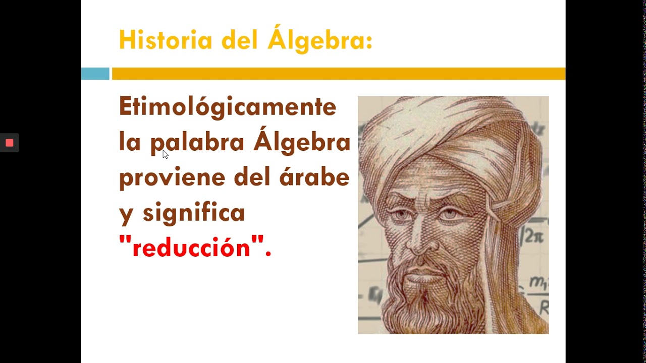 Historia Del álgebra Youtube
