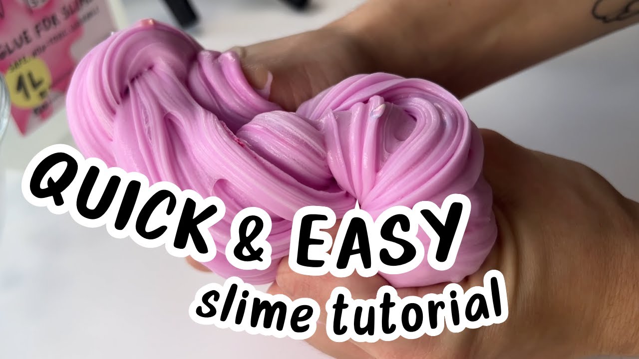 Updated Easy Slime Tutorial Youtube