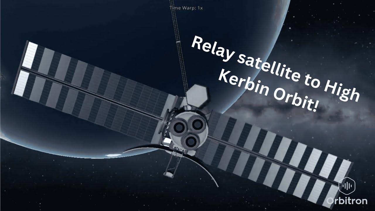 Satellite Reaches Orbit In Ksp Orbitron Youtube