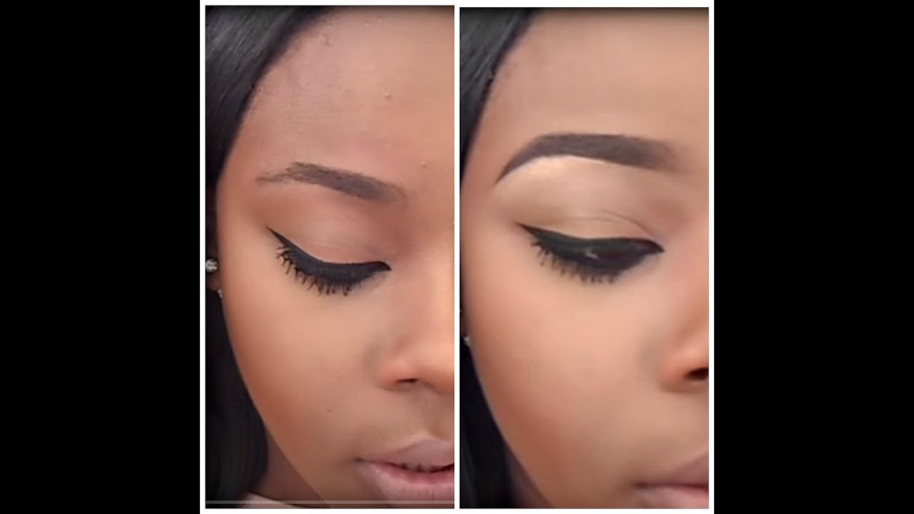 Easy Eyebrow Tutorial Youtube
