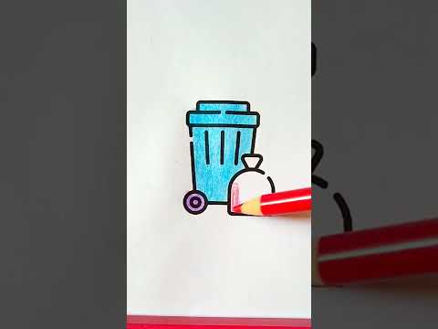 Dibujo Arte Pencildrawing Colores Reciclar Basura Shorts Youtube