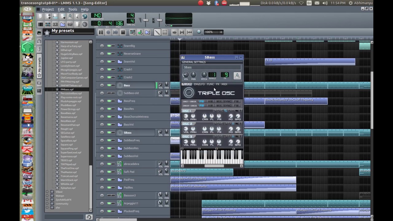 Lmms Trance Song Tutorial Part 8 Youtube