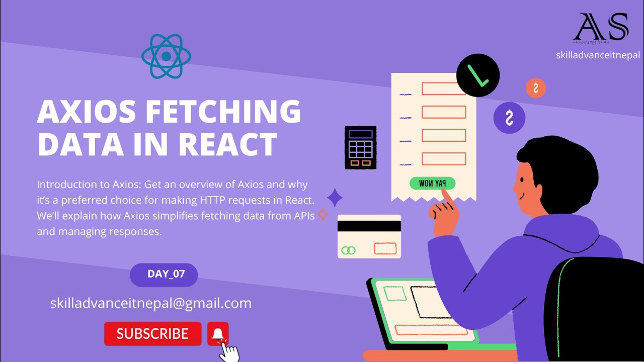 Day 07 Axios Fetching Data In React Youtube
